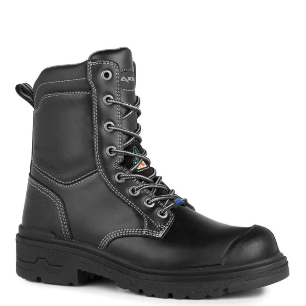 Acton Fierce Botte de travail à bout en acier de 8 po pour femmes avec ...