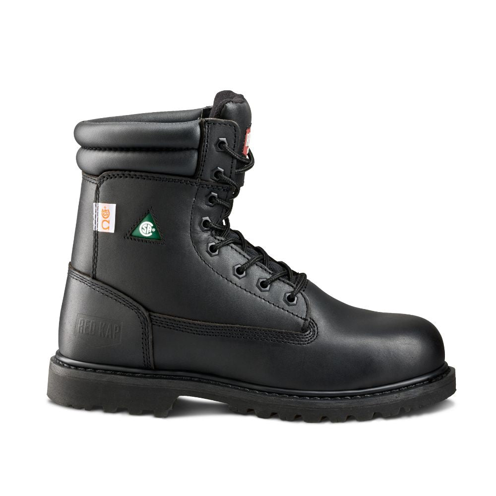 Bottes de sécurité au travail Red Kap de 8 po à embout d'acier CF23100 ...